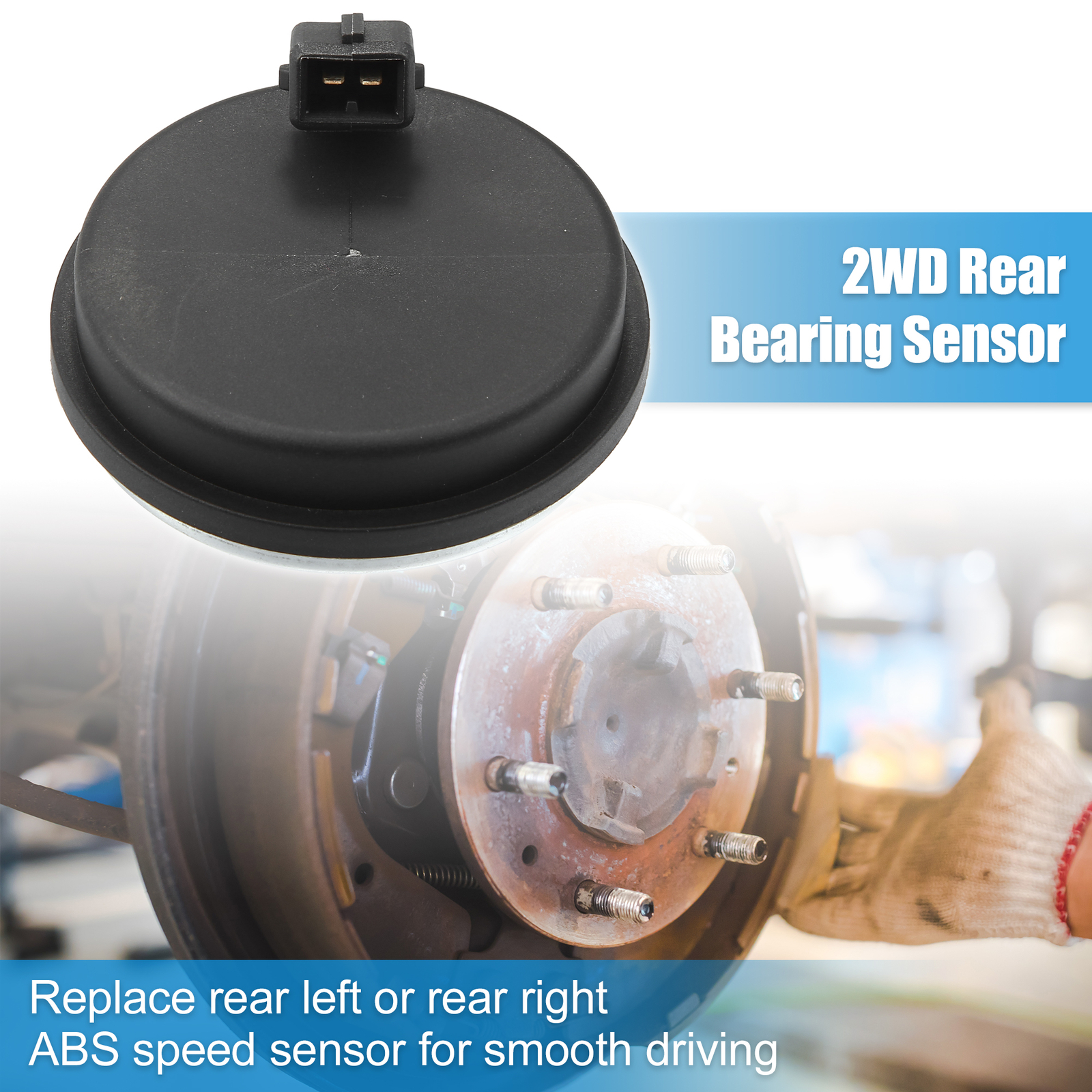 Pack of 1 for Hyundai Sonata Tucson Rear Hub Bearing ABS Speed Sensor ...