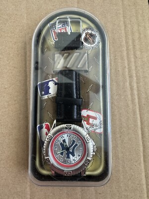 New York Yankees Watch Black Silver Avon MLB 1998 Sport Champions | eBay