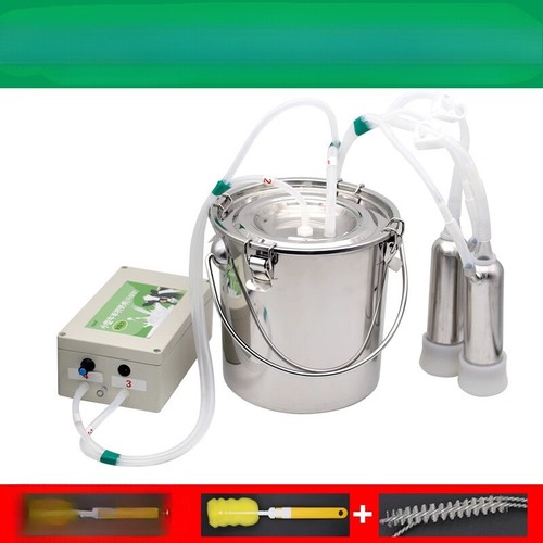 Milking Machine Automatic Pulse Milking Farm Cow Goat Sheep Vacuum Pump ...