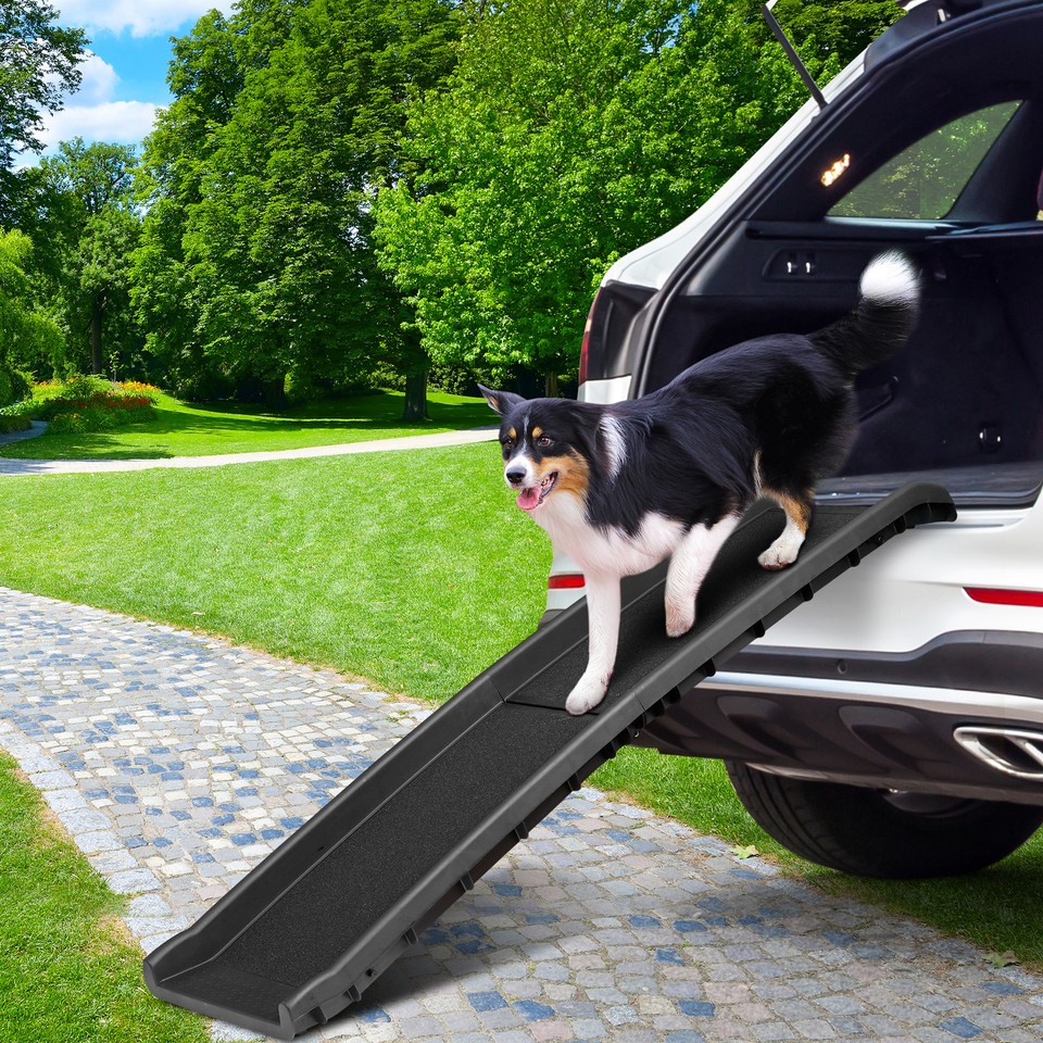 Portable Dog Ramp Folding Non-Slip Pet Ramp Stairs Step Ladder for ...