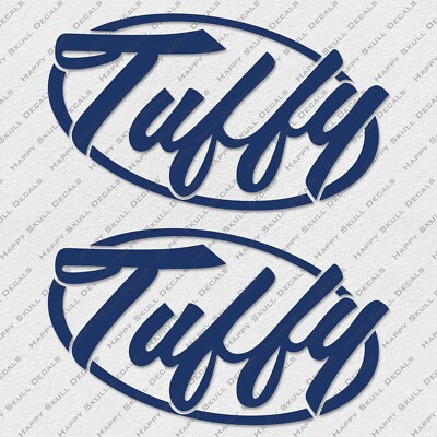 TUFFY BOAT LOGO DECALS 2 18" LONG | eBay