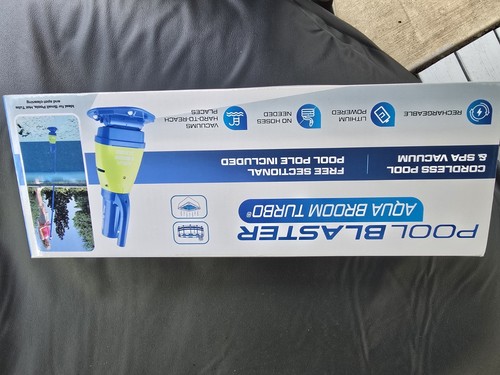 Pool Blaster Aqua Broom TURBO Rechargeable Pool & Hot Tub Cordless ...