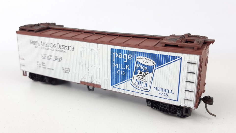 ATHEARN ETC WOODEN + STEEL ICE REEFERS X 4 KNUCKLES GOOD COND UNBOXED ...