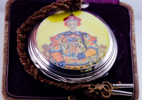 Antique Chinese Duplex Pocket Watch Qing Dynasty Emperor Daoguang ...