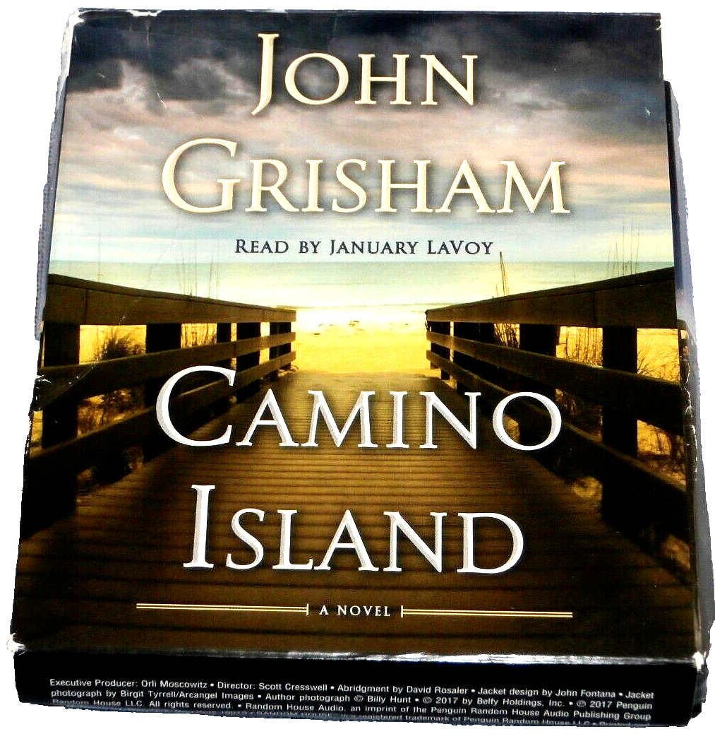 CAMINO ISLAND JOHN GRISHAM ABRIDGED 5 CD 6 HOUR AUDIOBOOK READ BY JANUARY LAVOY | eBay