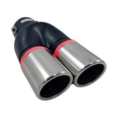 Twin Exhaust Tip End Pipe Muffler Chrome For Audi Q3 Q5 Q7 80 90 100 ...