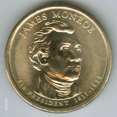 USA - 2008 'P' ONE DOLLAR JAMES MONROE PRESIDENTIAL COIN MONEY (CN0575 ...