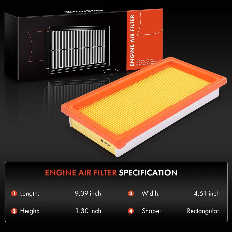 Engine Air Filter for Nissan Versa 2012 2013 2014-2019 Micra 2015-2019 ...