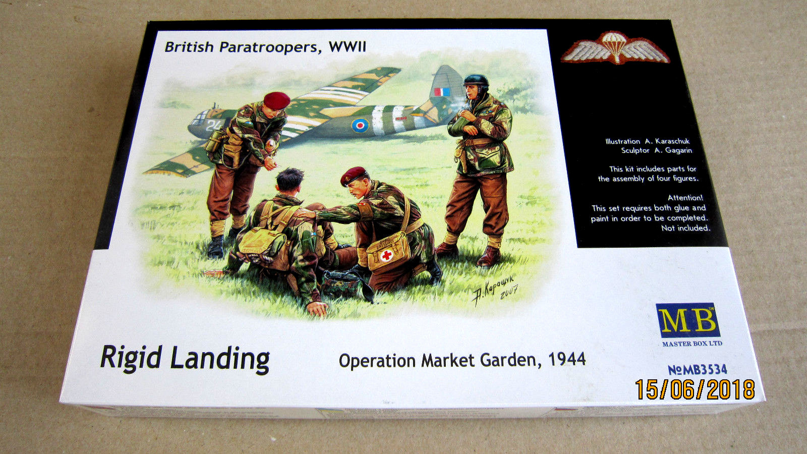 Master Box 3534 "Rigid Landing". British Paratroopers, WWII 1944 1/35 ...