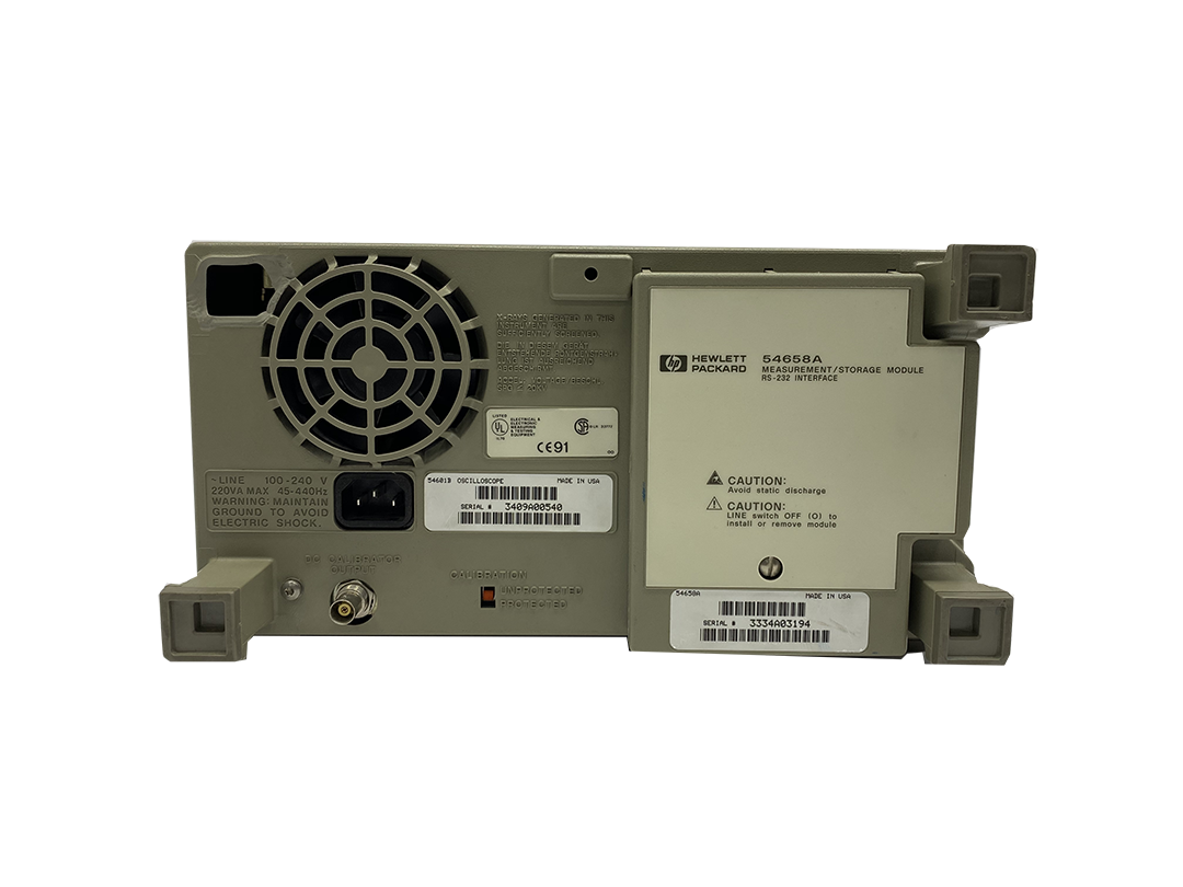 HP 54601B 4 channel 100 MHz oscilloscope with Agilent HP 54658A | eBay