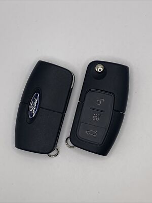 GENUINE FORD 3 BUTTON REMOTE FLIP KEY FOB FIESTA FOCUS ETC TESTED 3M5T ...
