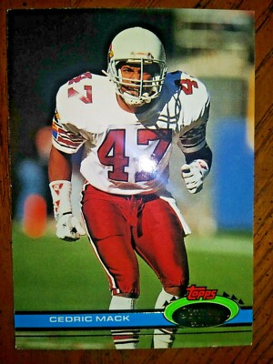 1991 Topps Stadium Club Cedric Mack Card #101 | eBay