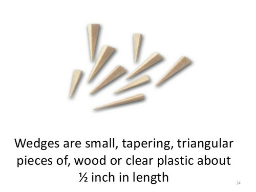 Triangular Wood Dental Wedges Small 500 Pack First Choice - | eBay