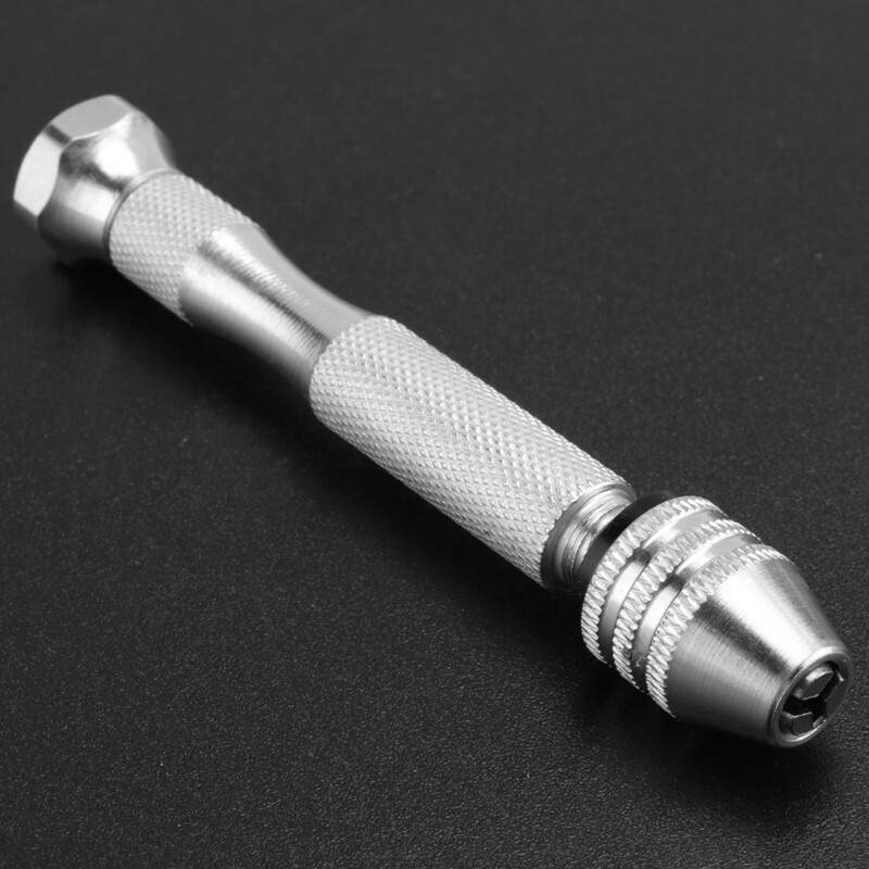 Aluminum Alloy Rotary Pin Vise Screwdriver Hand Drill Chuck Watch ...