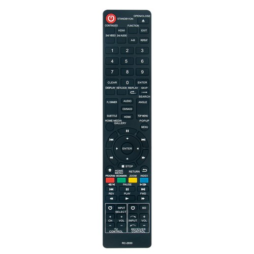 RC-2930 Replaced Remote for Pioneer Blu-Ray BD Disc Player BDP-05FD BDP ...