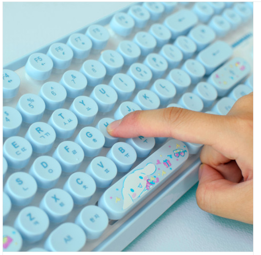 [SANRIO]Pochacco, Cinnamoroll Wireless Keyboard & Mouse Set Retro ...