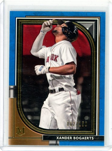 XANDER BOGAERTS - Red Sox - 2021 Topps Museum Collection Sapphire 82/ ...