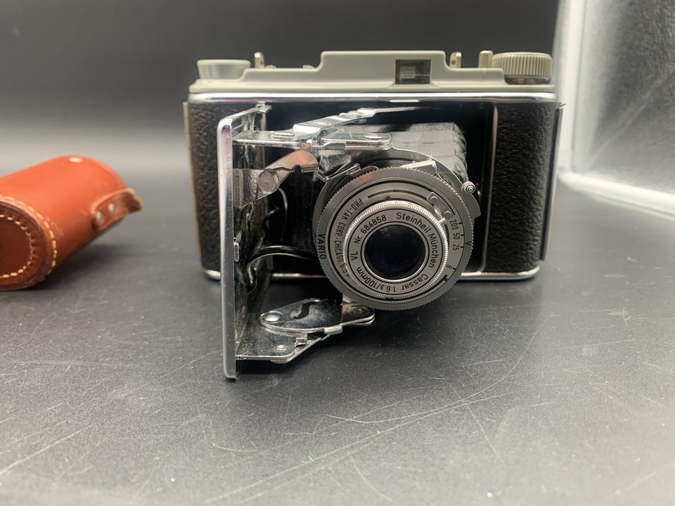 PHO-TAK Foldex 6.3 Vintage Film Camera Steinheil Munchen Cassar w ...