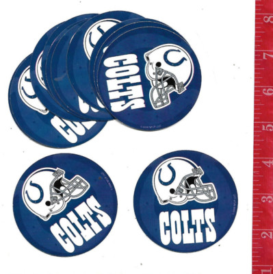 12 logo stickers Indianapolis Colts NFL football | eBay