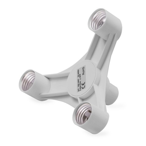 E26 E27 3 In 1 Led Light Bulbs Socket Adapter 3 Way Standard Lamp ...