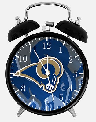 Rams Alarm Desk Clock 3.75" Home or Office Decor E433 Nice For Gift | eBay