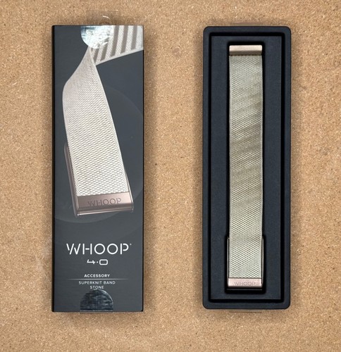 WHOOP 4.0 SuperKnit Band – Stone OEM Fast Link Wrist Strap (Band Only ...