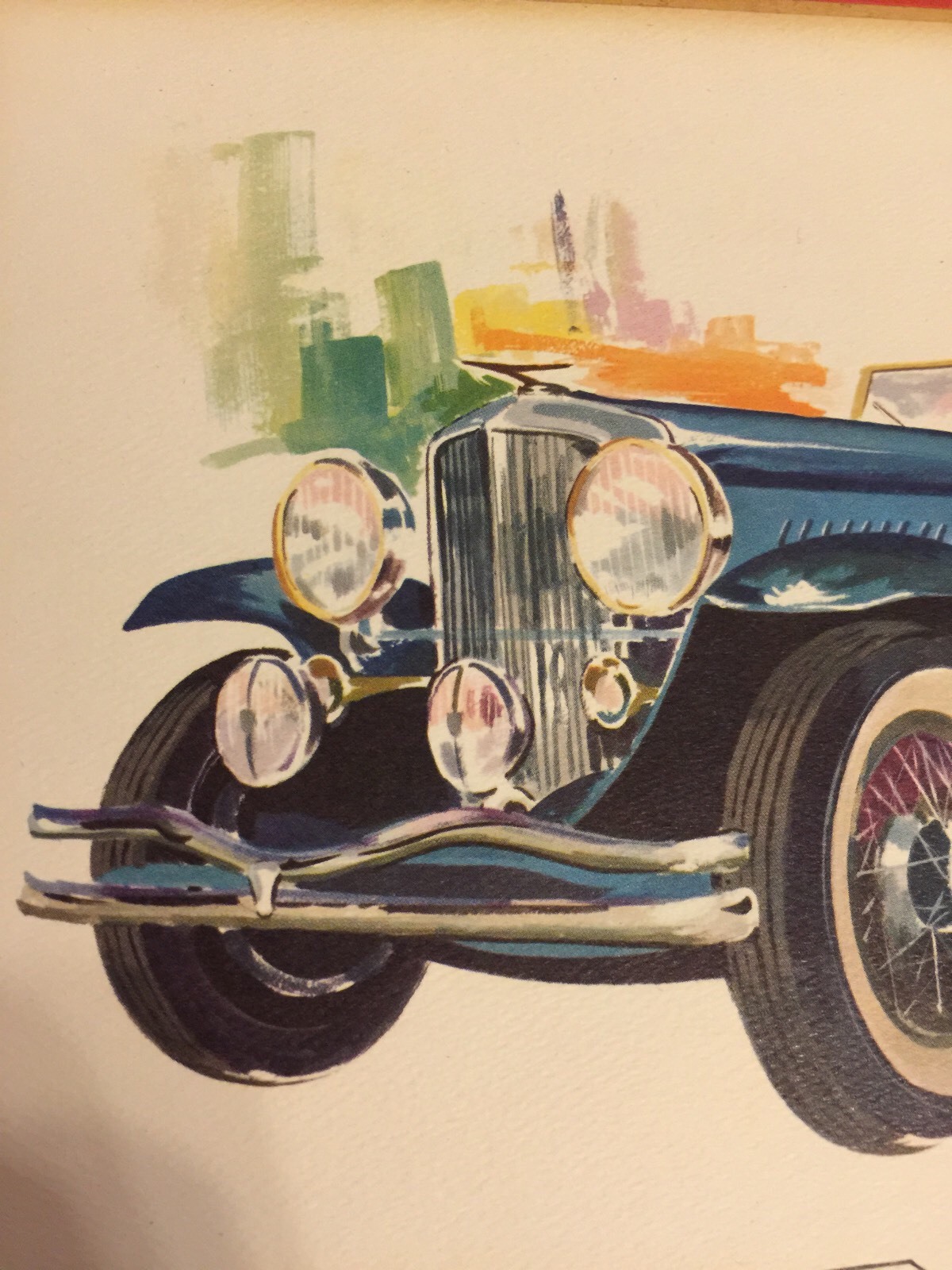 Duesenberg Model J Coupe Vintage Drawing Print 9 X 12" Matted | eBay