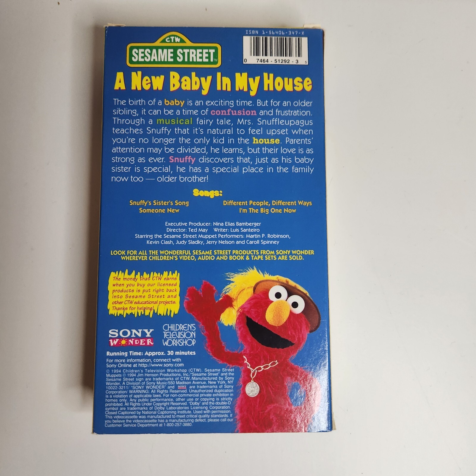 Sesame Street - A New Baby in My House (VHS, 1996) EXTREMELY RARE Video ...