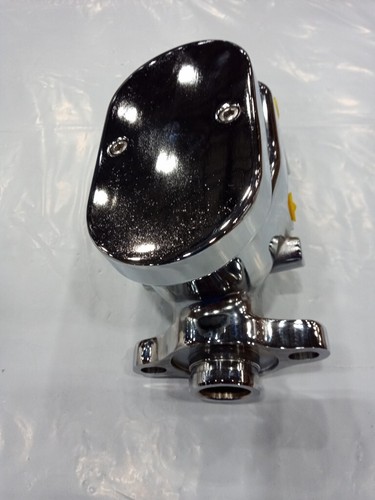 GM Chrome Aluminum Smooth Flat Top Brake Master Cylinder 1" Bore For ...