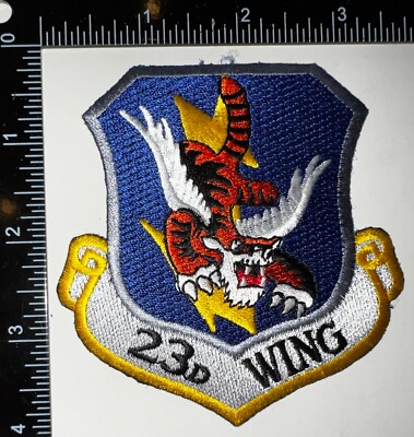 USAF US Air Force 23rd Tactical Fighter Wing Flying Tigers Patch | eBay