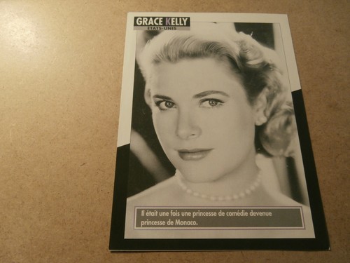 GRACE KELLY - FRENCH TRADING "ROOKIE" CARD | eBay