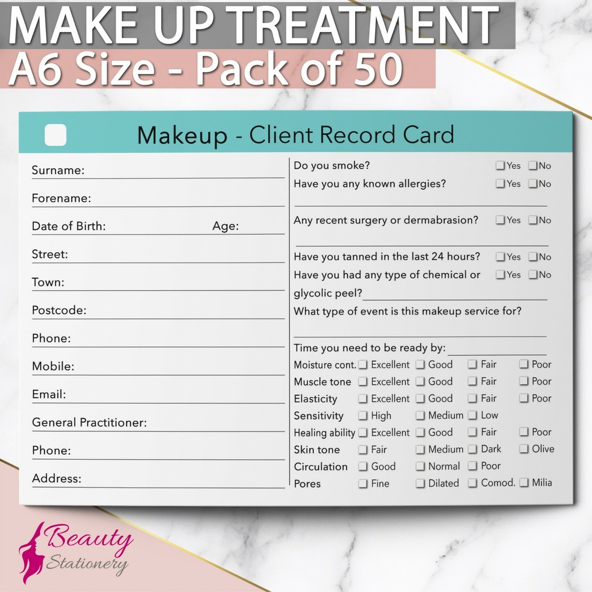 Makeup Client Card | Saubhaya Makeup