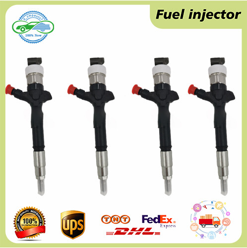 4pcs Fuel Injector Diesel w/2367030050 for TOYOTA HIACE HILUX 2KD-FTV D ...