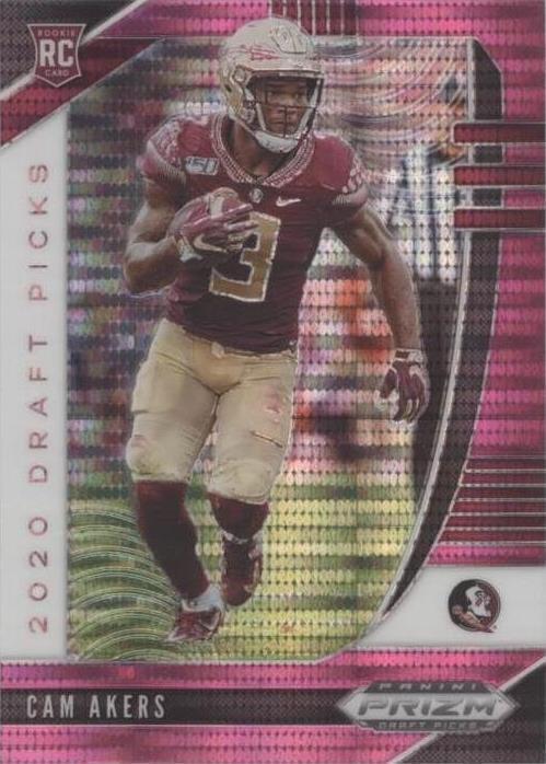 2020 Panini Prizm Draft Picks - Draft Picks Rookies Cam Akers #121 Pink ...