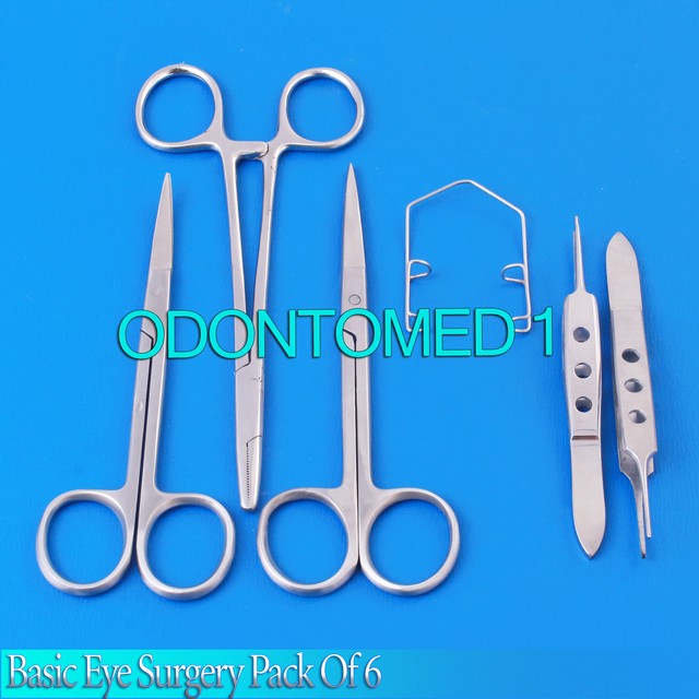 Basic Eye Surgery Pack of 6 Ophthalmic Micro Instrument Ey-037 | eBay
