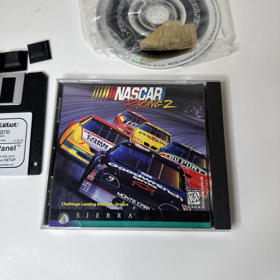 NASCAR Racing 2 Sierra Sports PC CD-ROM Big Box Complete & Tested ...