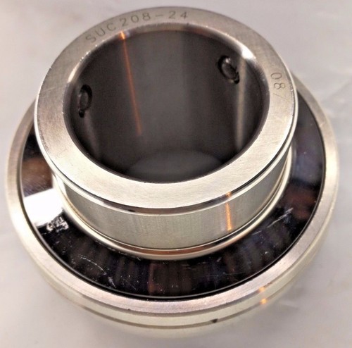 Premium SUC208-24 Stainless Steel UC208-24 Insert Bearing 1-1/2" Bore ...