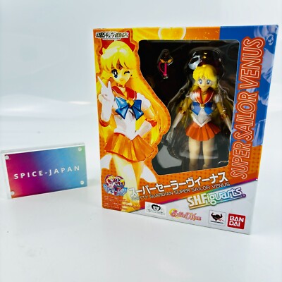Sailor Moon S.H.Figuarts Super Sailor Venus Action Figure BANDAI USED ...