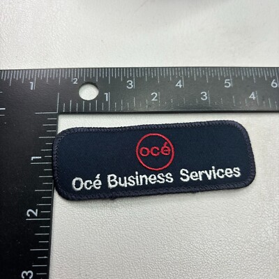 USED Advertising / Uniform OCE BUSINESS SERVICES Patch 39TW | eBay