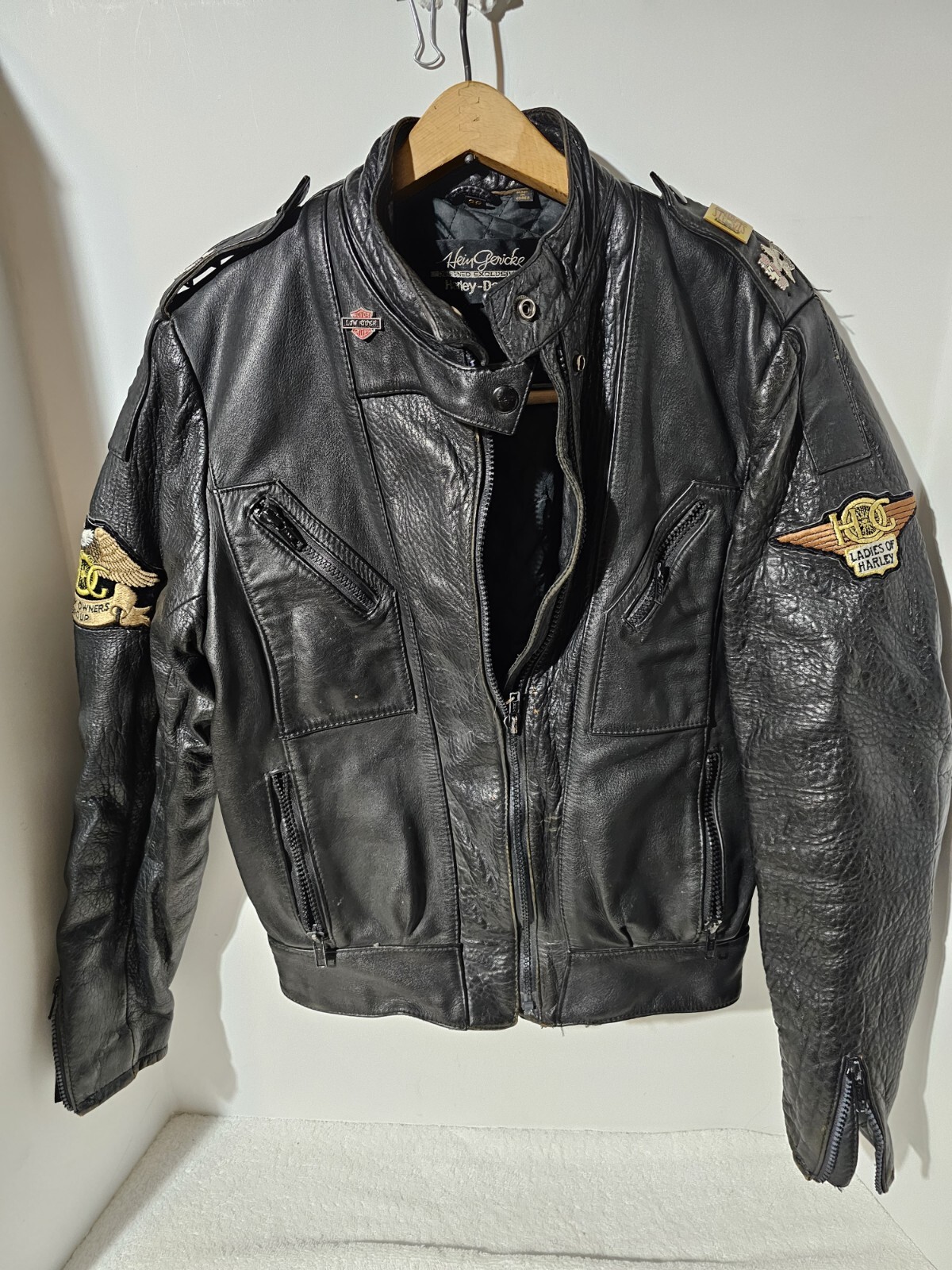 Vintage Harley-Davidson Hein Gericke Women's Black Le… - Gem