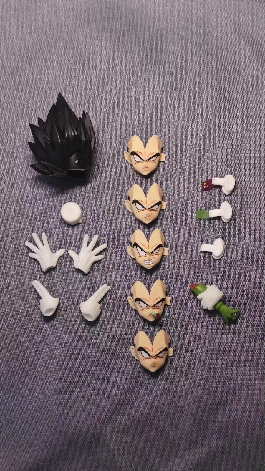custom Dragon Ball Super SH Figuarts vegeta head | eBay