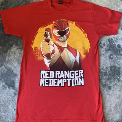 Red Ranger Redemption T-Shirt Mighty Morphin Power Rangers MMPR Dead ...