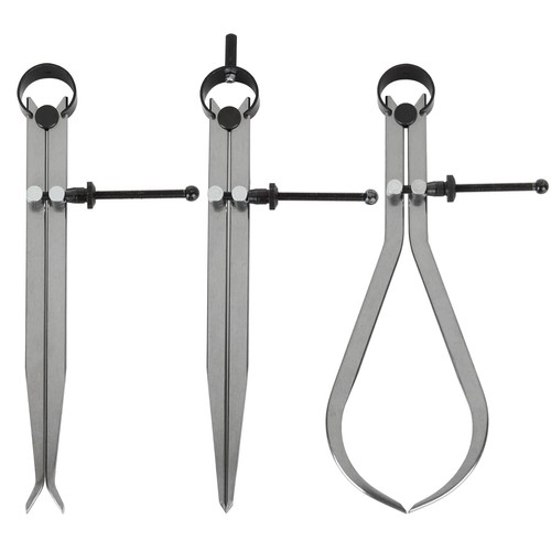 3 Pcs Spring Caliper/Divider Set 8 inches Inside Spring Outside Divider ...