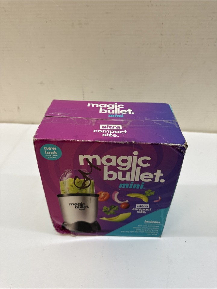 Magic Bullet Mini The Ultra Compact Kitchen Assistant MN-BX016A-23 (E6 ...