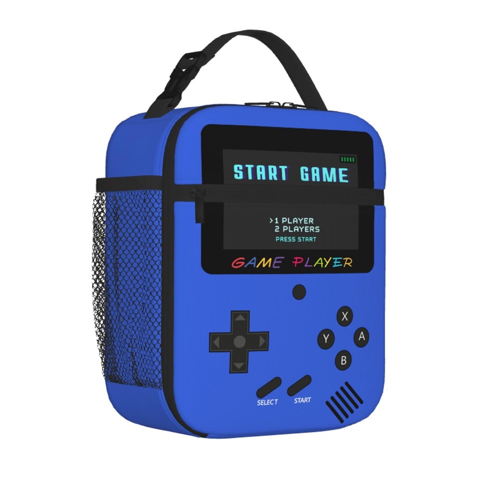 Lunch ,Boys Game Console Insulated Lunch ,Gamer Reusable Portable Lunch ...