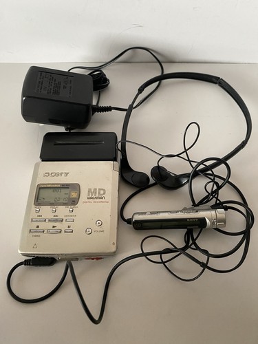 SONY MZ-R55 minidisc MD walkman player recorder vintage used work japan ...