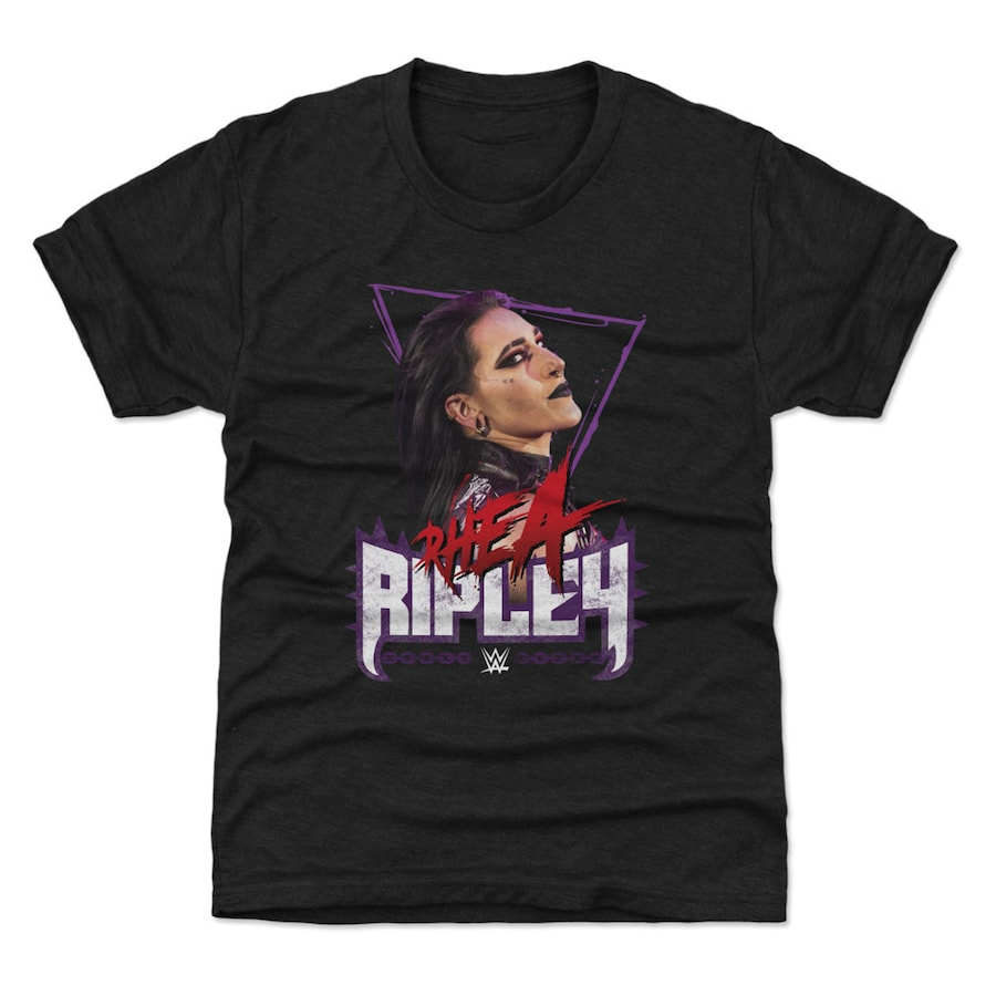 Wwe Rhea Ripley Grunge Black T-shirt S-5XL | eBay