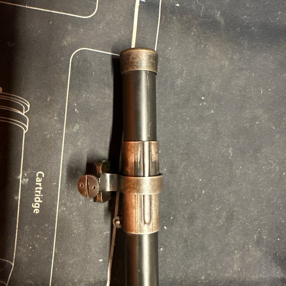 Wollensak Brass Tube 4x Power Rifle Scope 3/4" Target Scope Duplex w ...