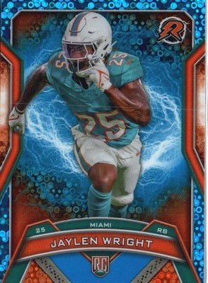 2024 Topps Resurgence #158 Jaylen Wright Blue & Orange Spark | eBay