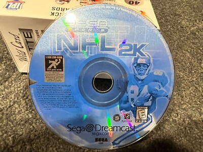 NFL 2K (Sega Dreamcast, 1999) Disc Only 10086510034| eBay